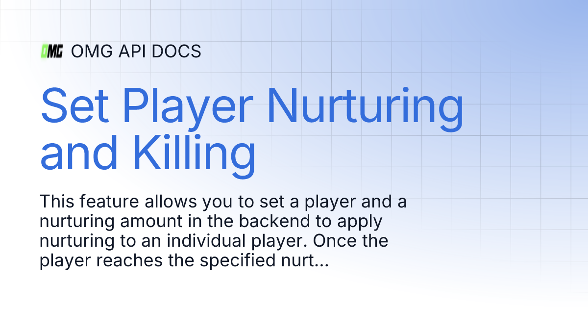 Query global customer support configuration | OMG API DOCS